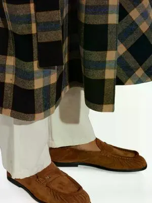Kenzo Citygram Ruched Leather Loafers