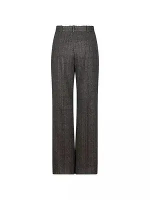 Max Mara Herringbone-pattern Trousers