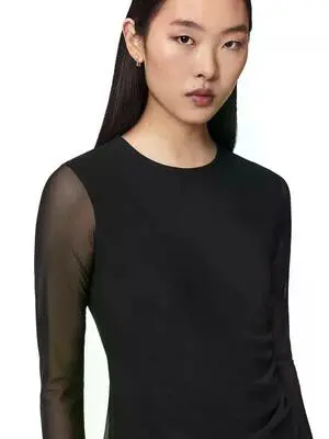 ALLSAINTS Ruched Mini Dress - Black