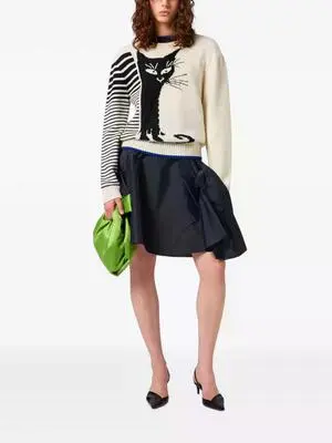 MSGM Pleated Mini Skirt