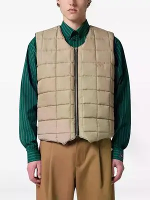 MSGM Pinstripe-pattern Reversible Gilet