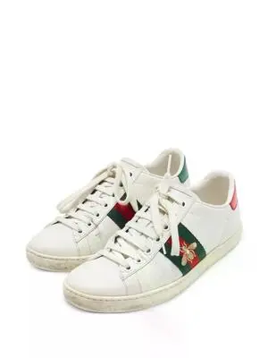 Gucci Ace Bee Sneakers - White