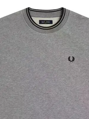 Fred Perry Logo-embroidered Striped-trim Sweater