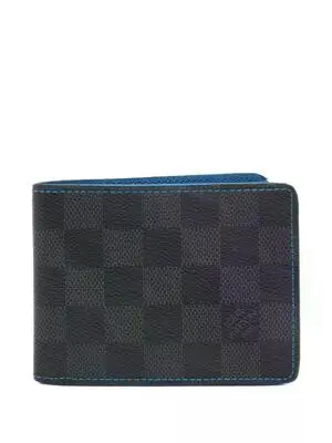 LOUIS VUITTON Slender Damier Graphite Bifold Wallet - Black