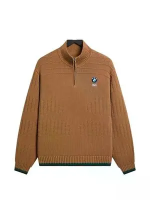 Kith X Bmw Ansel Quarter-zip Sweater