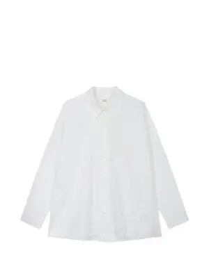 STUDIO TOMBOY Diagonal-button Shirt - White