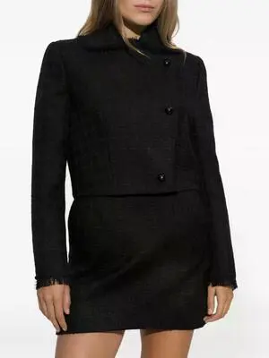 Alexander McQueen Asymmetrical Tweed Jacket