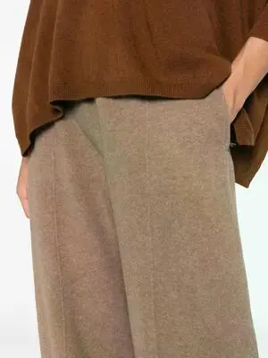 Max Mara Ribbed-knit Trousers - Neutrals