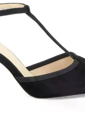 Repetto T-bar Suede Pumps - Black