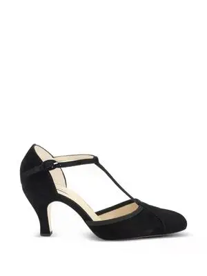 Repetto T-bar Suede Pumps - Black