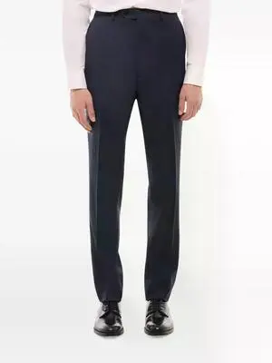 FURSAC Prince Of Wales Check Tailored Trousers - Blue