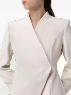 HANITA Asymmetric-front Coat - Neutrals