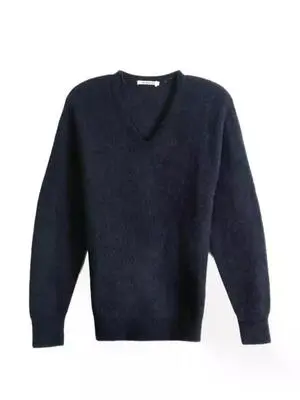 Auralee V-neck Sweater - Blue