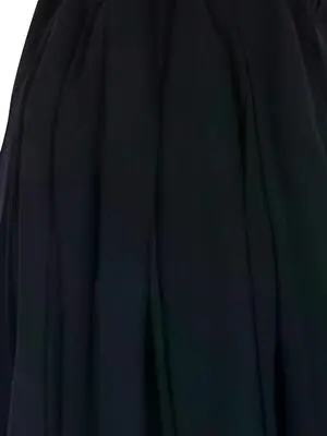 Comme Des Garçons Pleated Layered Midi Skirt