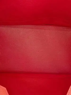 Hermès 2016 Clemence Birkin Retourne 35 Handbag - Red