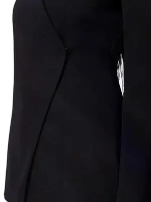 HANITA Wrap-front Tailored Jacket - Black