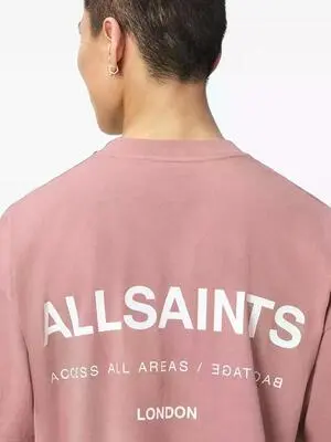 ALLSAINTS Backstage Logo-print T-shirt - Pink