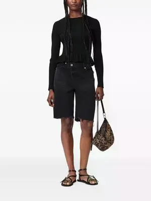 ALLSAINTS Jas Ribbed Peplum Sweater