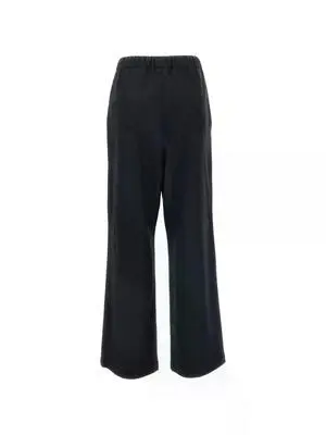 Barena Venezia Mado Flan Elasticated-waist Wide-leg Trousers - Grey