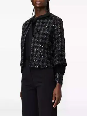 HANITA Sequin-embellished Bouclé Jacket