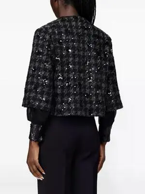 HANITA Sequin-embellished Bouclé Jacket