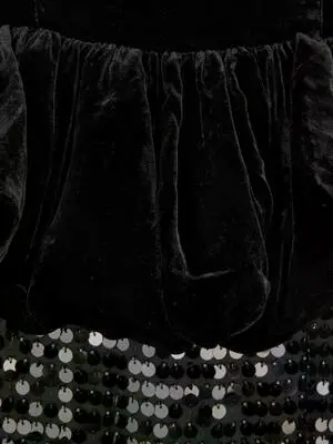 ROTATE BY BIRGER CHRISTENSEN Sequins Maxi Peplum Dress