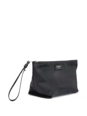 LANCEL Mistral Rollable Zip-up Pouch - Black