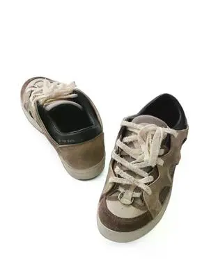 SANTHA Cut-out Panelled Sneakers
