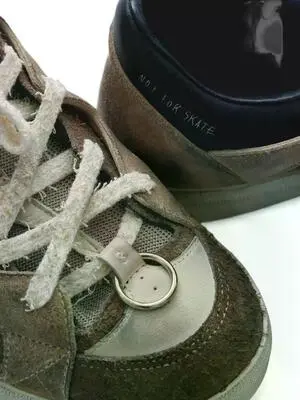 SANTHA Cut-out Panelled Sneakers