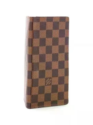 LOUIS VUITTON Brazza Wallet Damier Small Wallets Brown