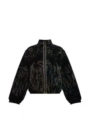 ROA Fleece Zip-up Jacket - Black