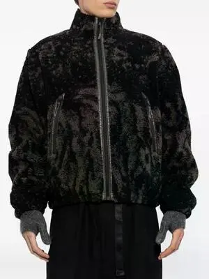 ROA Fleece Zip-up Jacket - Black