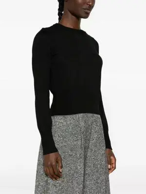 ROBERTO COLLINA Ribbed-knit Crew-neck Sweater