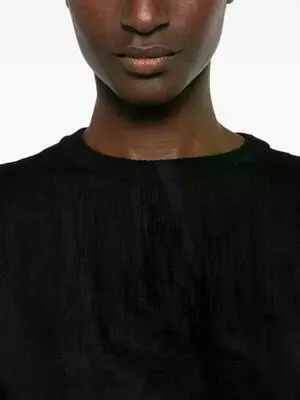 ROBERTO COLLINA Ribbed-knit Crew-neck Sweater