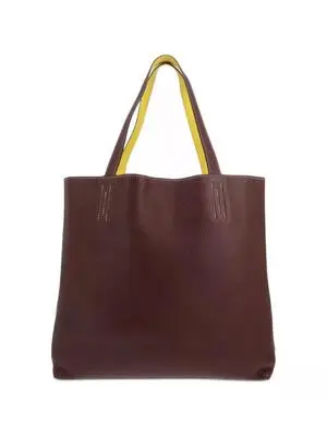 Hermès 2020 Double Sens Leather Tote Bag - Brown