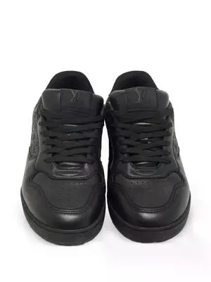 LOUIS VUITTON Stadium Monogram Leather Sneakers