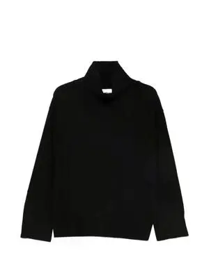 Soft Goat Ribbed-knit Roll-neck Sweater