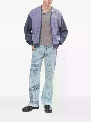 Mihara Yasuhiro Distressed Knit Cardigan