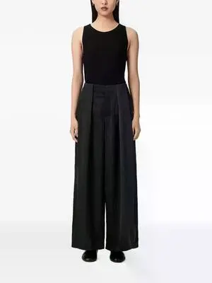 ALLSAINTS Lola Pleated Wide-leg Trousers