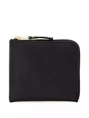 Play Comme Des Garcon Zip-around Leather Wallet - Black