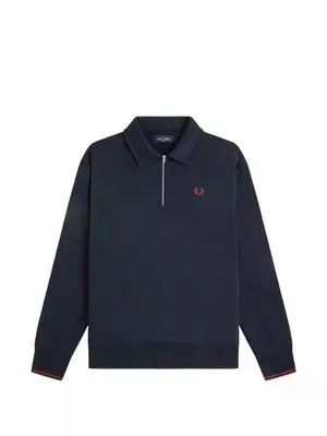 Fred Perry Half-zip Polo Shirt - Blue