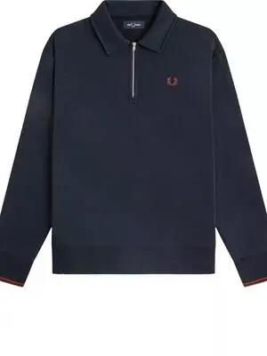 Fred Perry Half-zip Polo Shirt - Blue