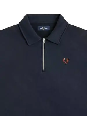 Fred Perry Half-zip Polo Shirt - Blue
