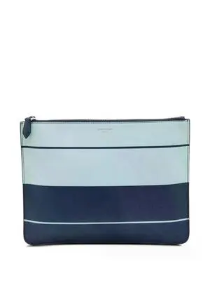 Givenchy Colour-block Zip Clutch - Blue