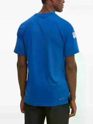Nike Indianapolis Colts Primetime Wordmark Essential Logo-print T-shirt - Blue