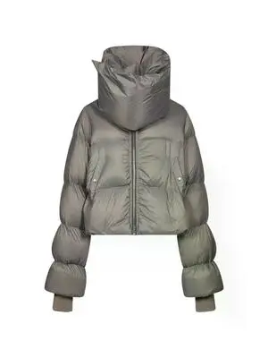 Rick Owens Quilted Funnel-neck Jacket