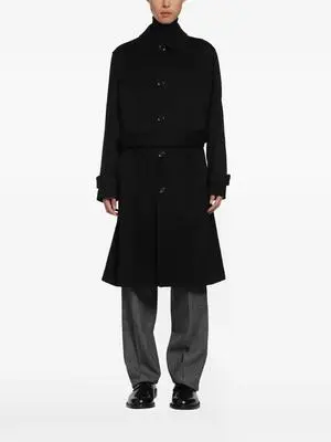 LARDINI Belted Single-breasted Trench Coat