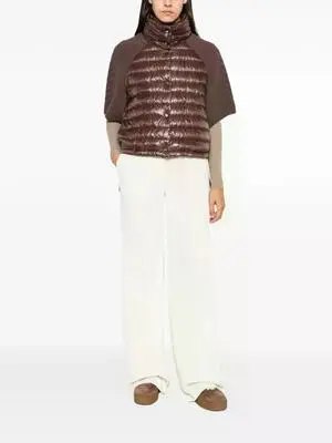 Herno Quilted Short-sleeve Jacket - Brown