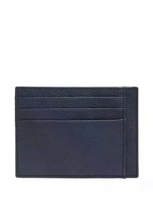 LANCEL Leon Leather Cardholder - Blue