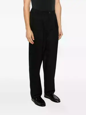 LOW BRAND Zeta Pleated Straight-leg Trousers